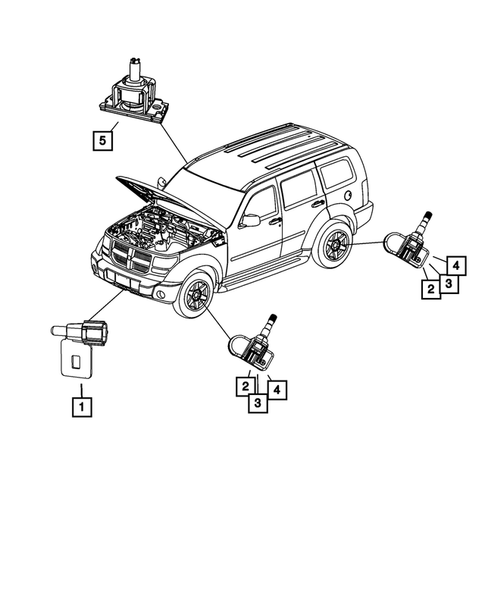 Sensors for 2008 Jeep Liberty | Mopar Factory Parts