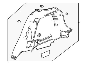 2020-2024 Buick Encore GX Lower Quarter Trim 42815923 | TascaParts.com