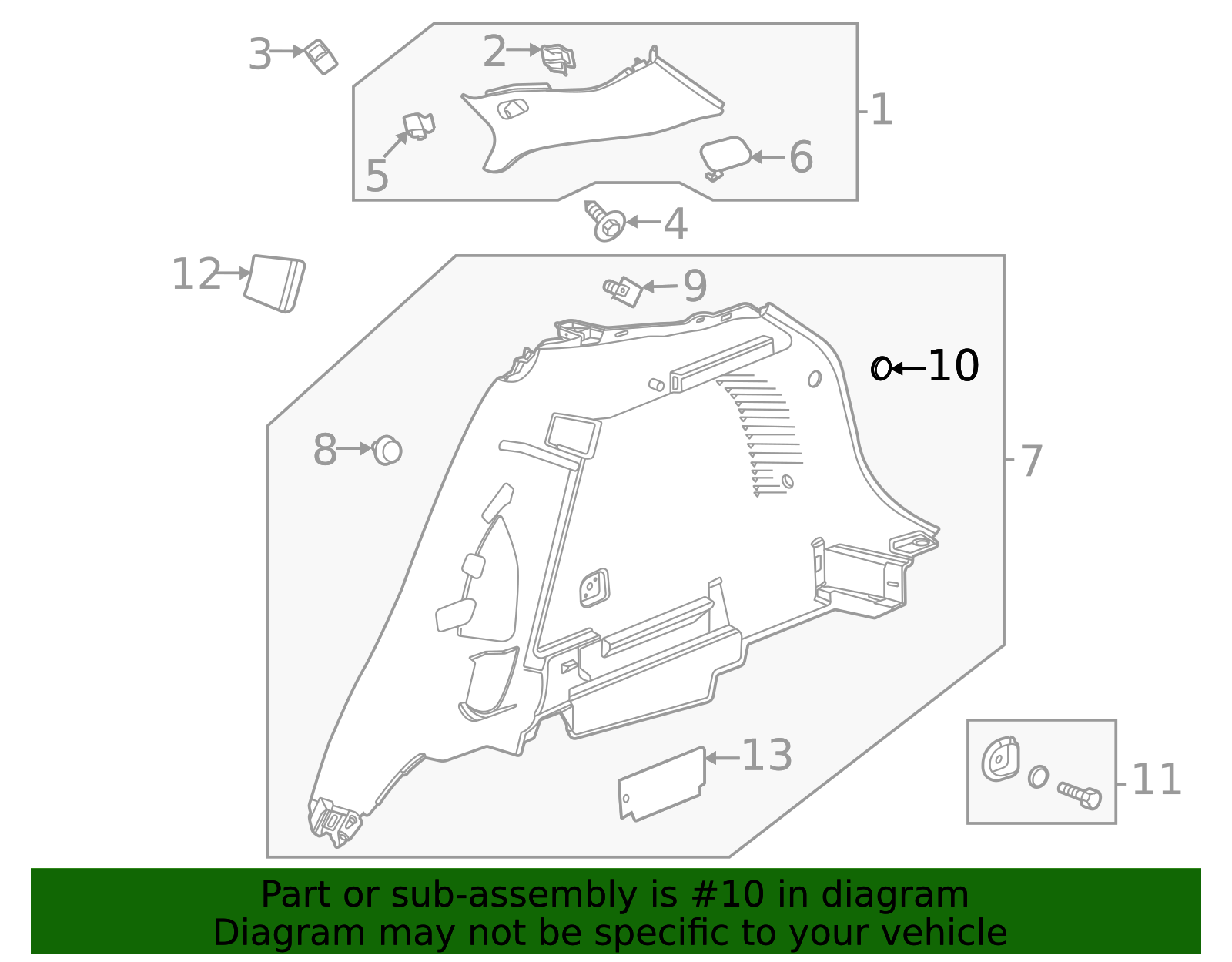 2020-2023 Buick Encore GX Holder 11602662 GM | GMPartsDirect.com