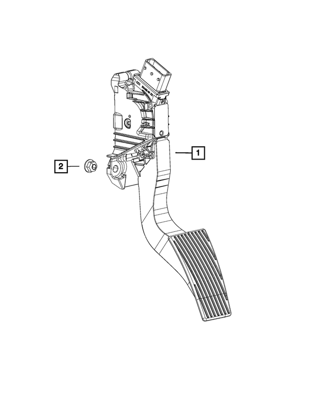 2011-2025 Mopar Accelerator Pedal 52124785AG | Mopar eStore