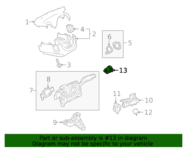 107-905-855-AF - Lock Cylinder 2019-2023 Audi Q3 | Audi OEM Parts