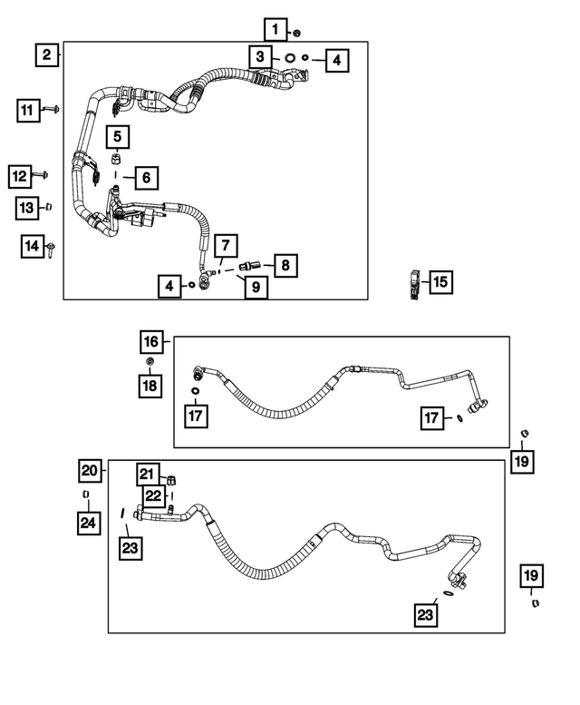 MOPAR GENUINE A C DISCHARGE LINE - 68277015AB - 68277015AB | Mopar ...
