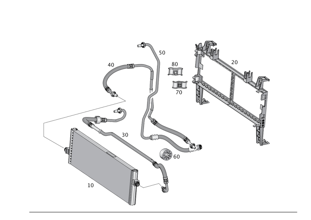 166-500-07-00 - Oil Cooler 2012-2019 Mercedes-Benz | Mercedes-Benz USA ...