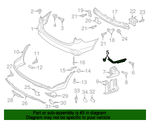 Genuine Upper Bracket for 2013-2019 Hyundai | Part# 86613-B8000 ...