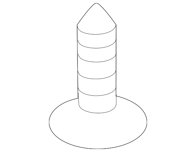 2017-2021 Hyundai Lower Cover Retainer Screw 12442-05207-K | OEM Parts ...