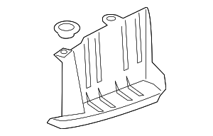 2017-2019 Hyundai Under Cover 86691-B8500 | QuirkParts