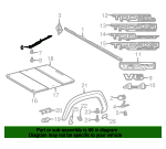 75632-04010 - Truck Bed Molding (Right, Lower) 2016-2023 Toyota Tacoma ...