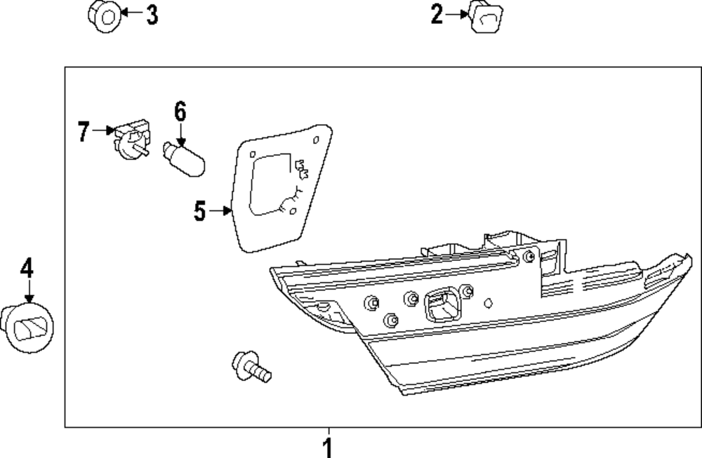 81580-AQ010 - Backup Lamp Assembly - 2025 Toyota Camry ...