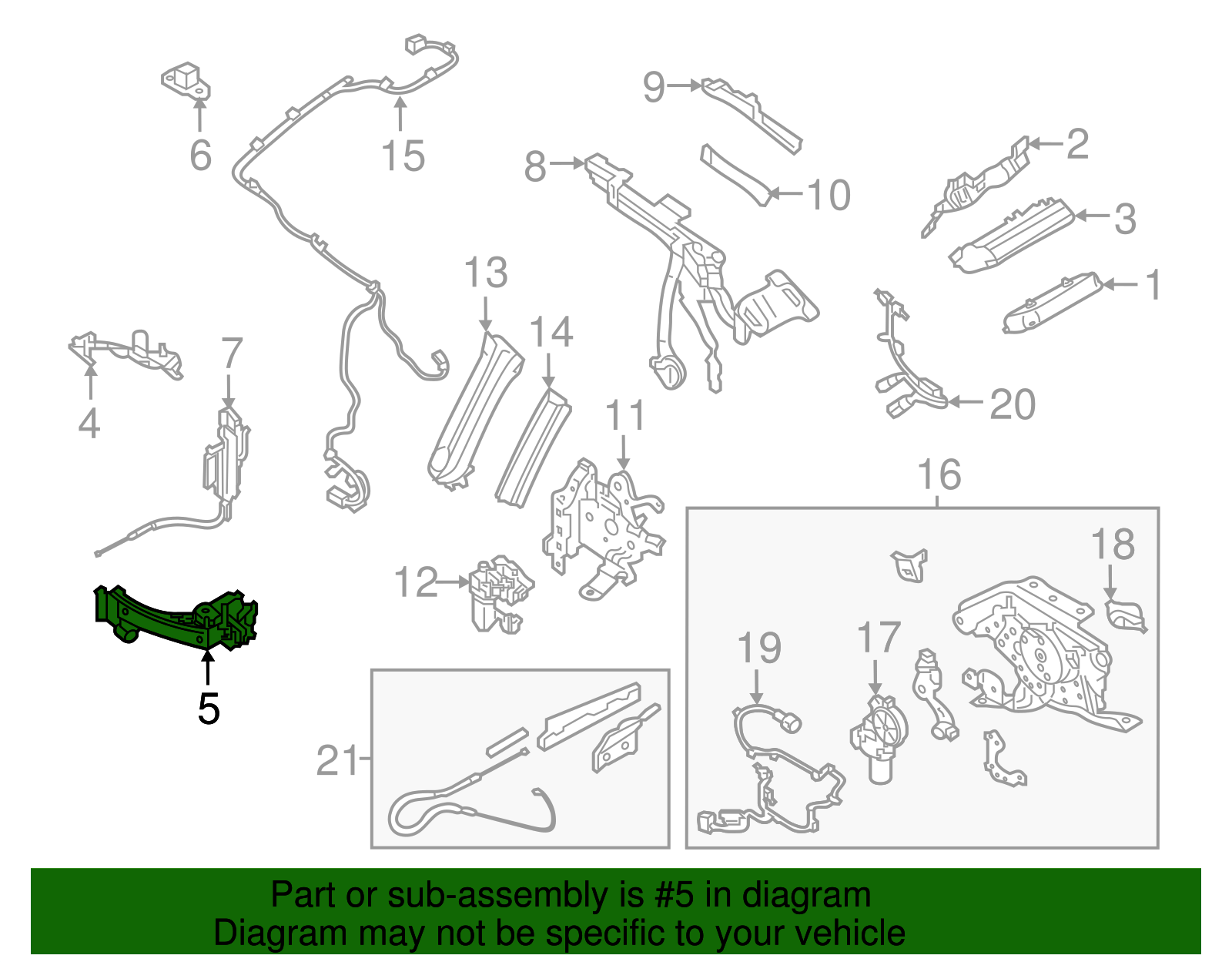 N248-R1-160A - Stay - 2017-2020 Mazda MX-5 Miata | Mazda Parts Factor