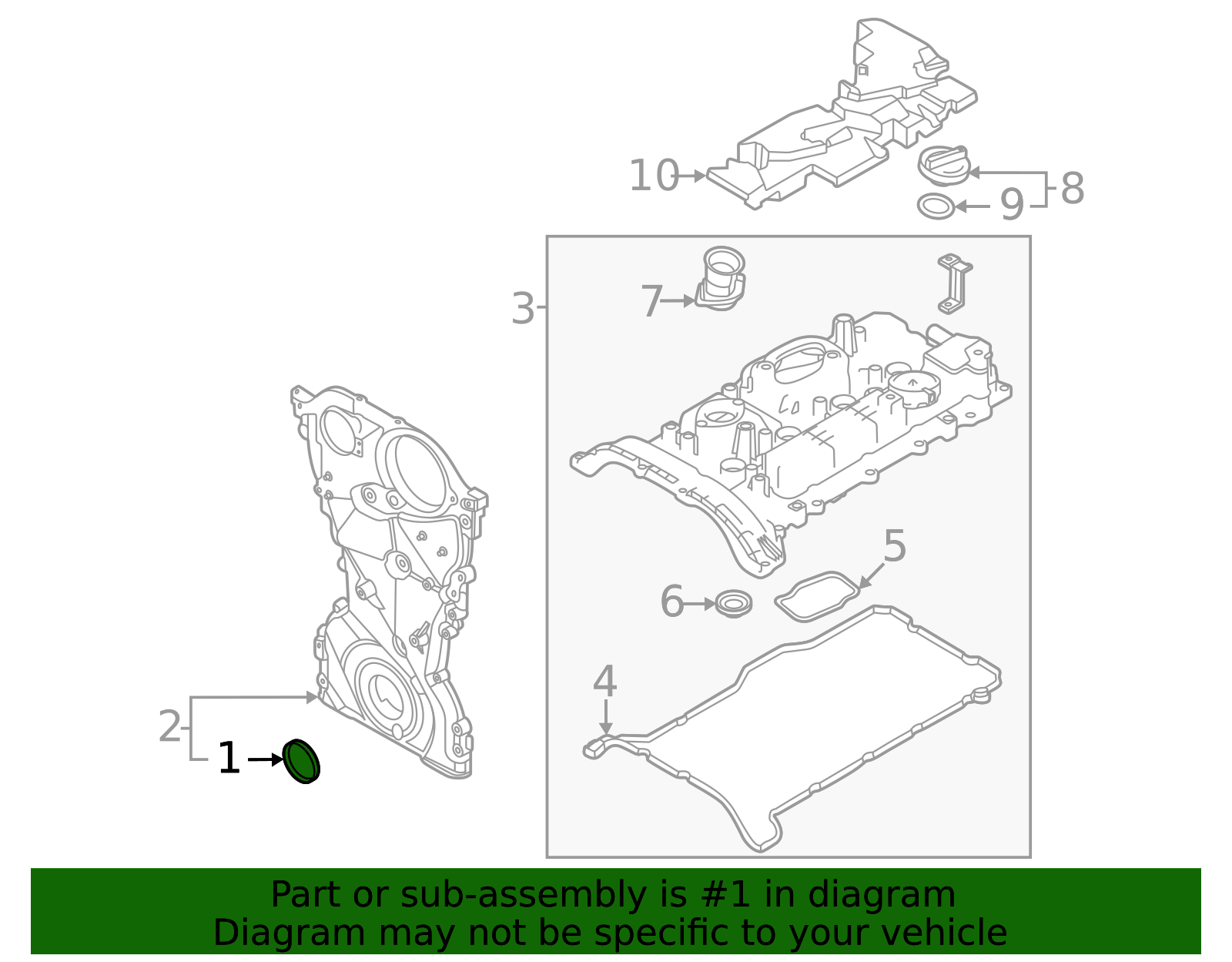 2021-2025 Genesis Cover Assembly Timing Chain 21350-2T000 | Retail ...