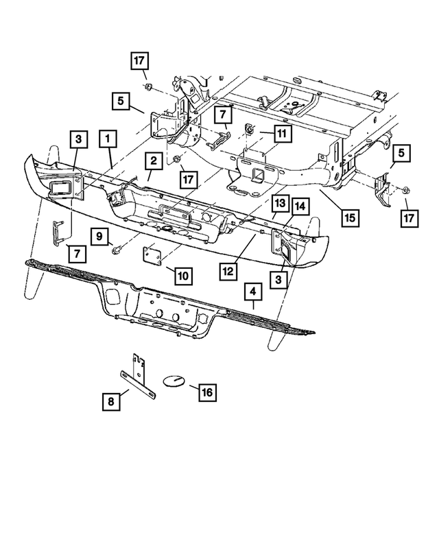 2003-2024 Mopar Trailer Hitch Plug 68495076AA | Mopar eStore