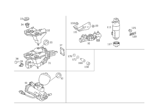 Brake Booster for 2002 Mercedes-Benz S 55 AMG® | Mercedes-Benz USA Parts