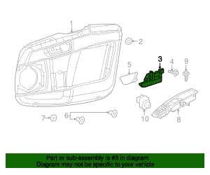 2018-2020 Ram ProMaster City Handle, Outside - Driver's Side (LH ...