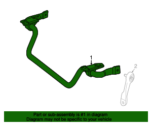 2015-2023 Mercedes-Benz Stabilizer Bar 205-323-04-65 | MB OEM Parts