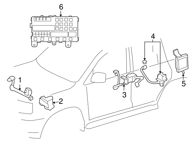 2008-2015 Lexus LX570 Height Sensor 89408-60020 | OEM Parts Online