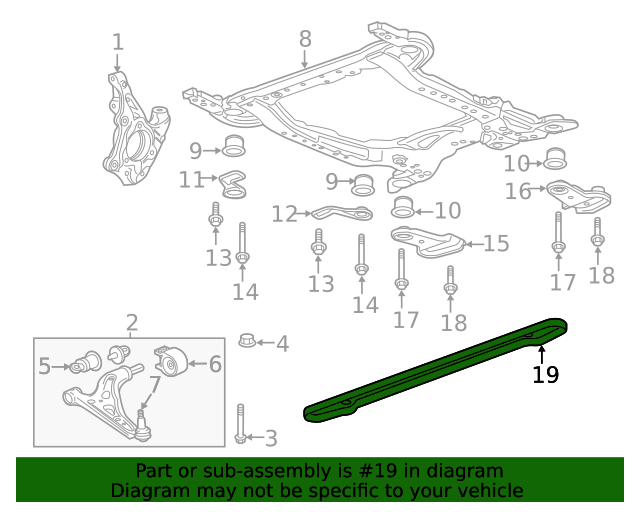 2017-2020 Buick Envision Mount Brace 22997769 | GMPartsDirect.com