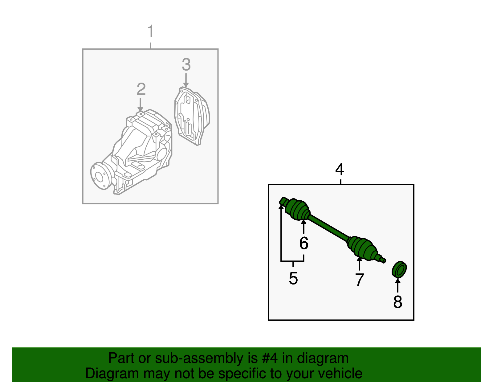 MA06-25-50X - 2009-2011 Mazda RX-8 - Axle Assembly | Mazda Part Direct
