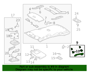 74610-06120-A0 - Interior Grab Bar 2020-2023 Toyota | AutoNationParts.com