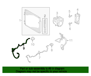 Toyota Front AC Line Part# 8871748130 | Toyota Of Colorado Springs Parts