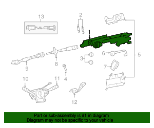 2007-2018 Jeep Steering Column 55351277AK | TascaParts.com