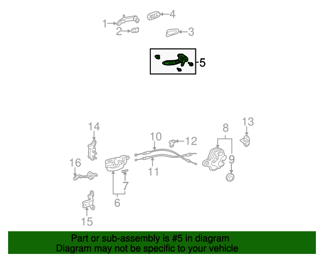 2003-2008 Toyota Frame 69204-02021 | Toyota Parts Center