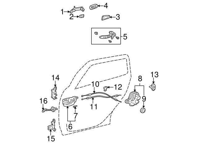 2003-2008 Toyota Frame 69203-02021 | OEM Parts Online