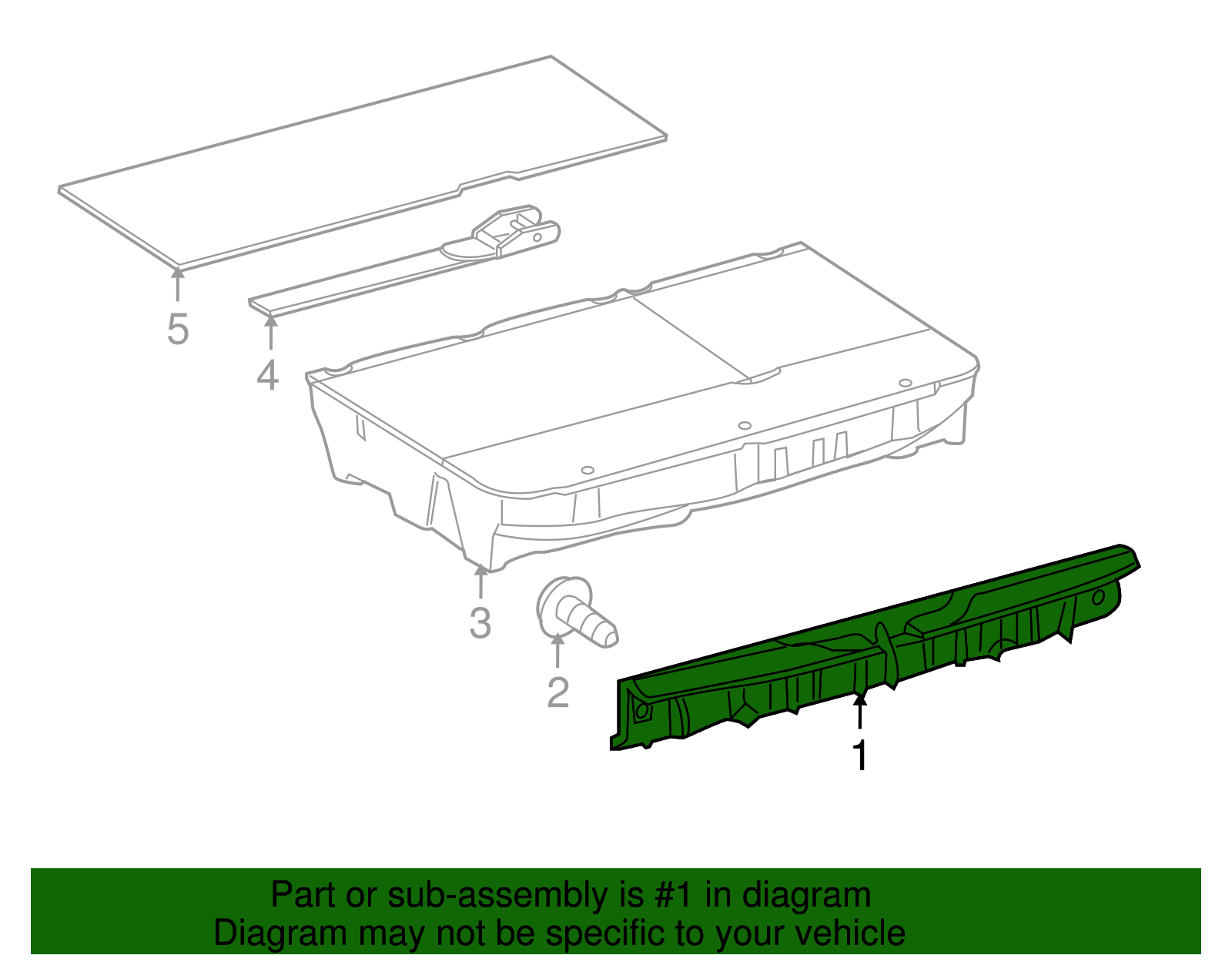 2008-2014 Scion xD 2008-2014 Scion xD - Tail Panel Trim 64716-52140-B0 ...