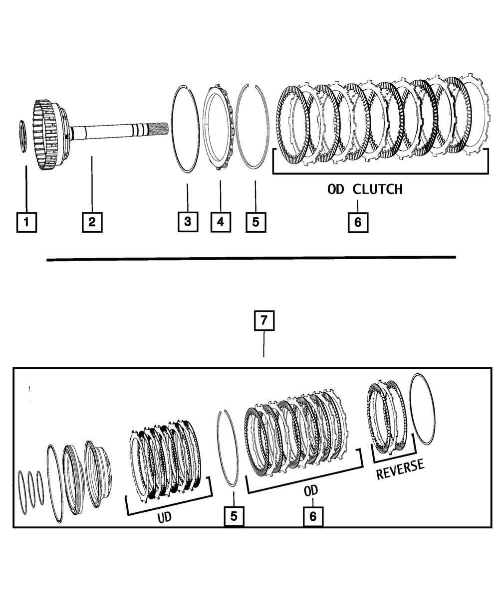 2007-2024 Mopar Underdrive Clutch Hub And Shaft 52119883AB | Mopar eStore