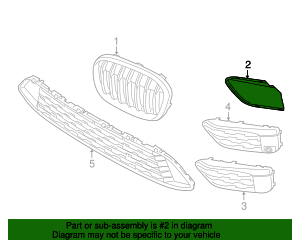 51-11-7-374-204 - Jack Plug Cover 2016-2019 BMW X1 | AutoNationParts.com