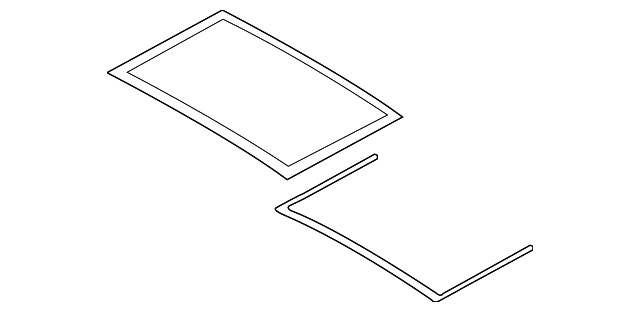 2009-2014 Nissan Murano Rear Glass 91604-1AA1A | QuirkParts