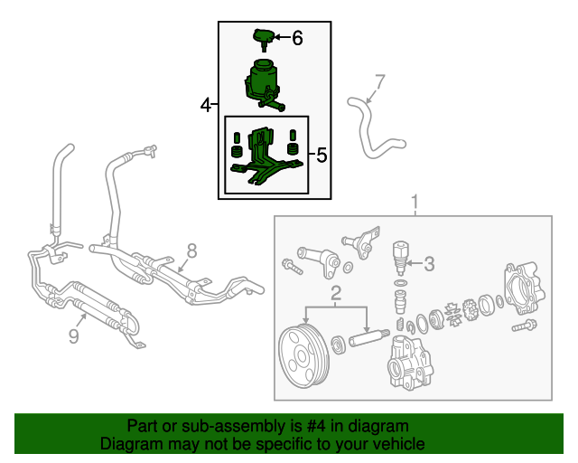 44360-0C050 - Reservoir Assembly - 2007-2022 Toyota | OEM Genuine ...