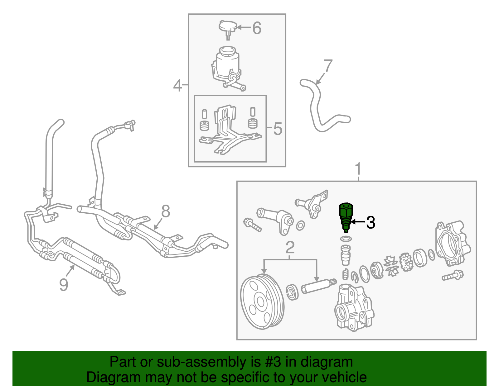 Genuine Toyota Pressure Sensor part# 44308-34010 for 2014-2021 Toyota ...