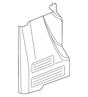 2003-2024 GM Medium Dark Pewter II Driver Side Body Rear Corner Trim ...