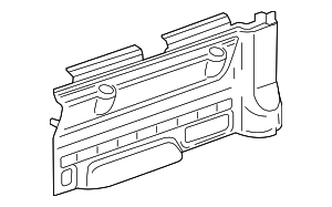 2016-2024 GM Lower Trim Panel 23160228 GM | GMPartsDirect.com