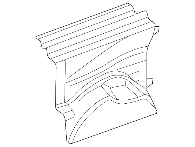 2003-2021 GM Medium Dark Pewter II Driver Side Body Side Rear Trim ...