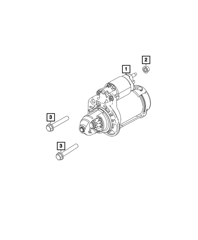 2016-2025 Mopar Engine Starter 56029780AD | Mopar eStore
