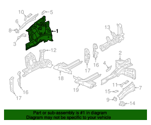 64520-H9000 - Apron Assembly 2018-2023 Kia Rio | Kia.Parts Store