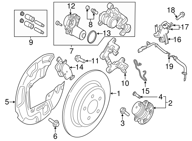 2015-2021 Ford Flex Hose F2GZ-2282-H | OEM Parts Online