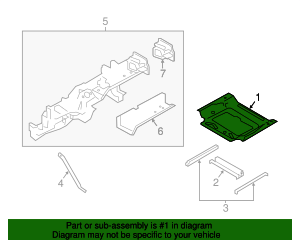 2014-2022 Land Rover Range Rover Sport Floor Pan LR108629 ...