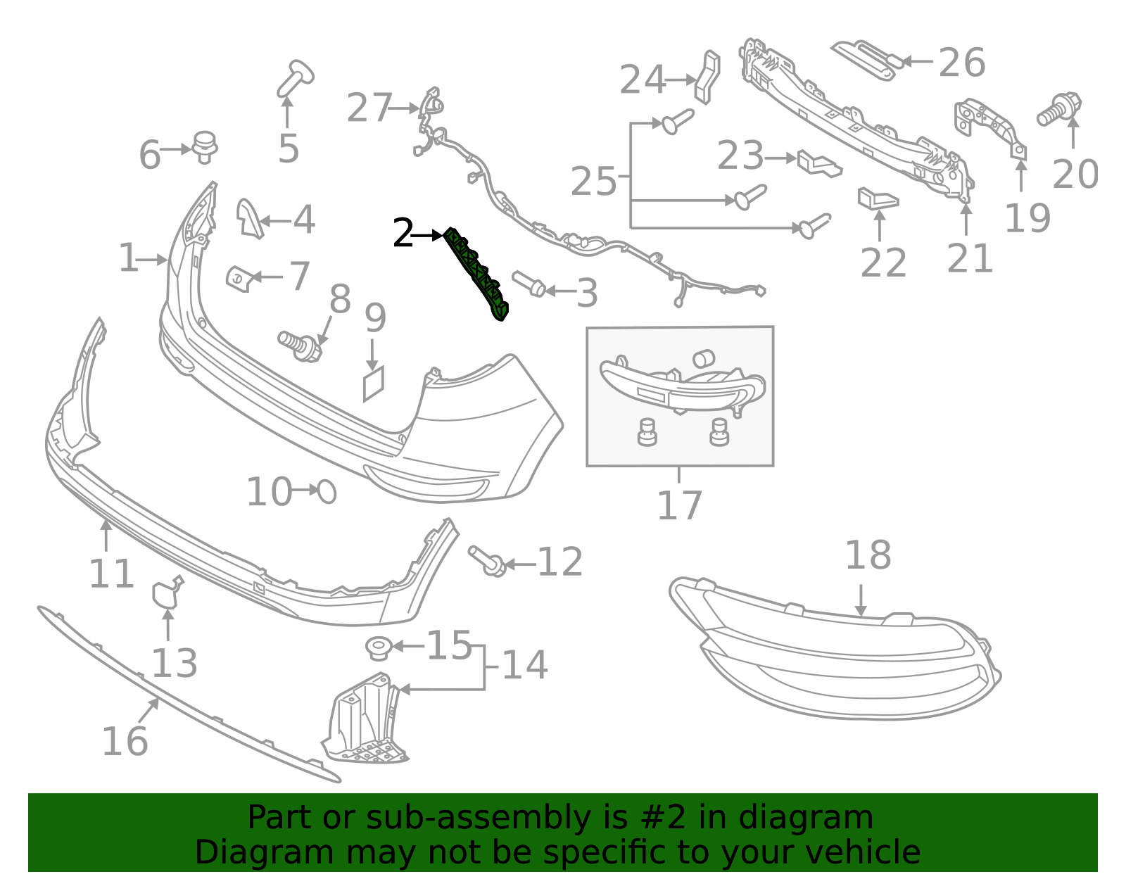 86613-D9000 - Side Retainer 2017-2022 Kia Sportage | Kia.Parts Store