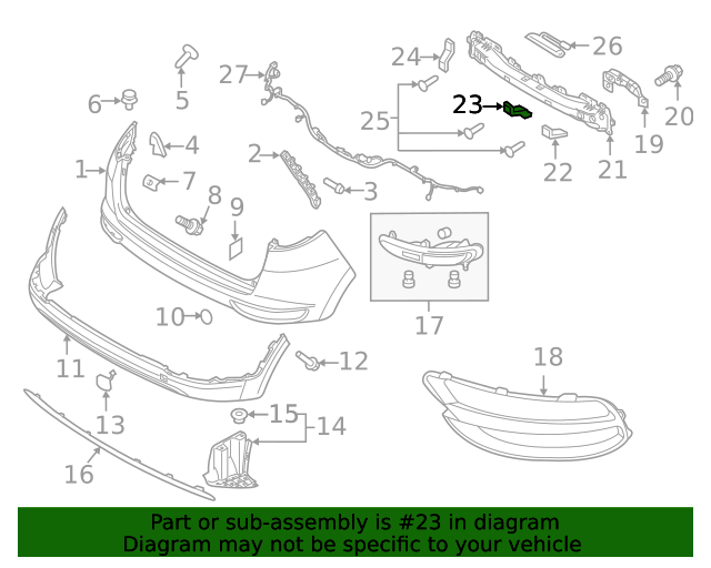 86636-D9500 - Impact Bar Lower Bracket 2020-2022 Kia Sportage | Kia ...