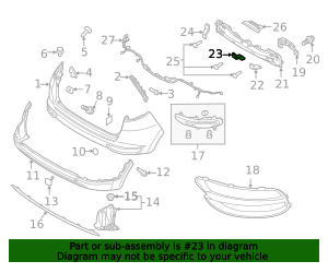 86636-D9500 - Impact Bar Lower Bracket 2020-2022 Kia Sportage | Kia ...