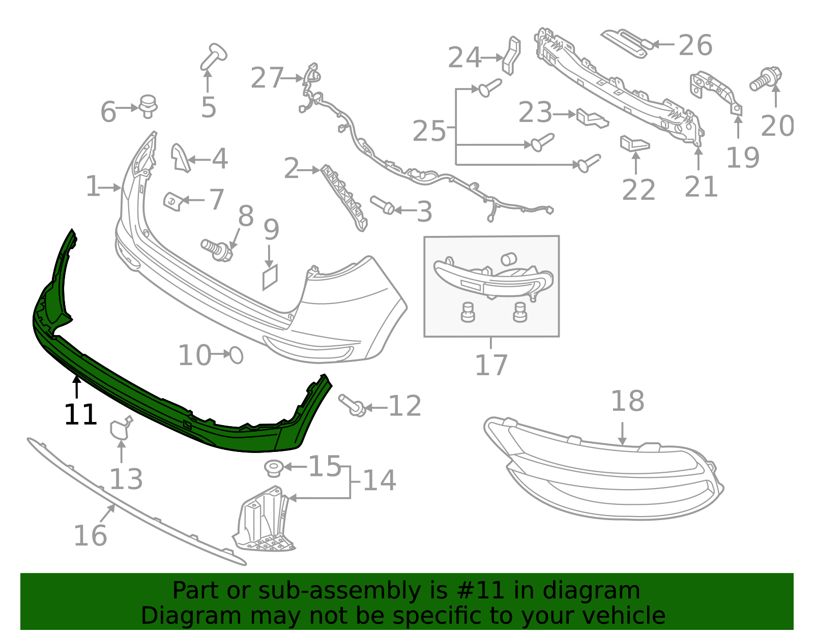 2020-2022 Kia Sportage Lower Cover 86612-D9500 | Kia Parts Fast