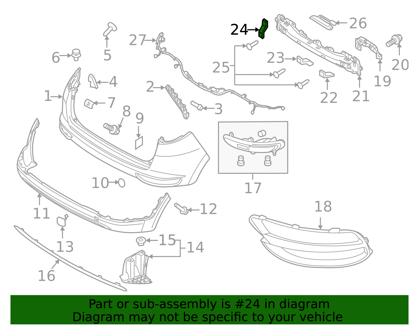 86633-D9500 - Impact Bar Upper Bracket 2020-2022 Kia Sportage | Kia ...