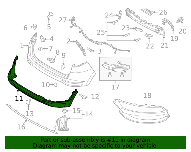 86612-D9500 - Lower Cover 2020-2022 Kia Sportage | Kia.Parts Store