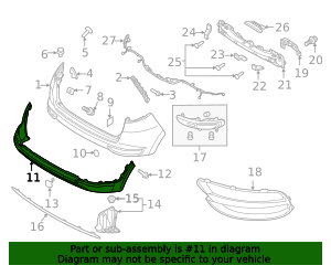 2020-2022 Kia Sportage Lower Cover 86612-D9500 | Genuine OEM Kia Parts
