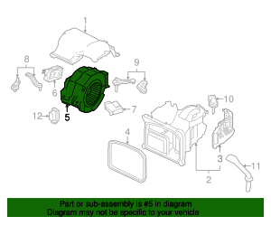2005-2015 Audi Blower Motor 4F0-820-020-A | OEM Parts Online