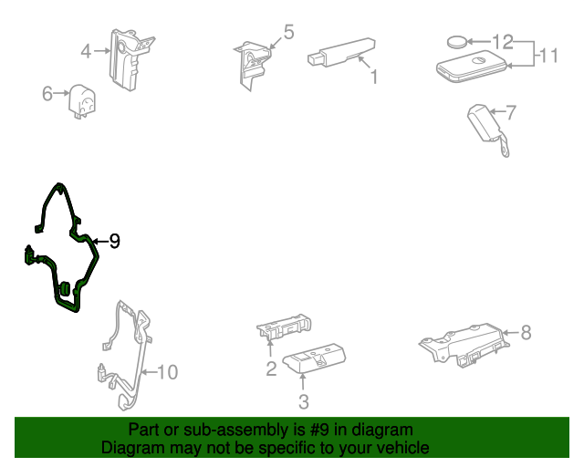 89746-60050 - Harness - 2016-2021 Toyota Land Cruiser | Lithia Toyota Parts