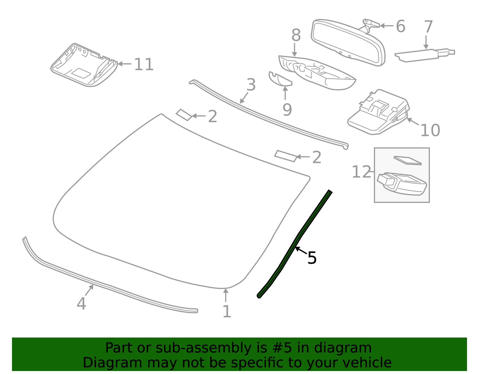 73125-TBA-A01 - Side Molding 2016-2022 Honda | Honda Parts Online
