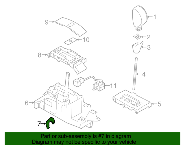 35164AG000 - Shifter Assembly Clamp - 2015-2021 Subaru | World OEM ...